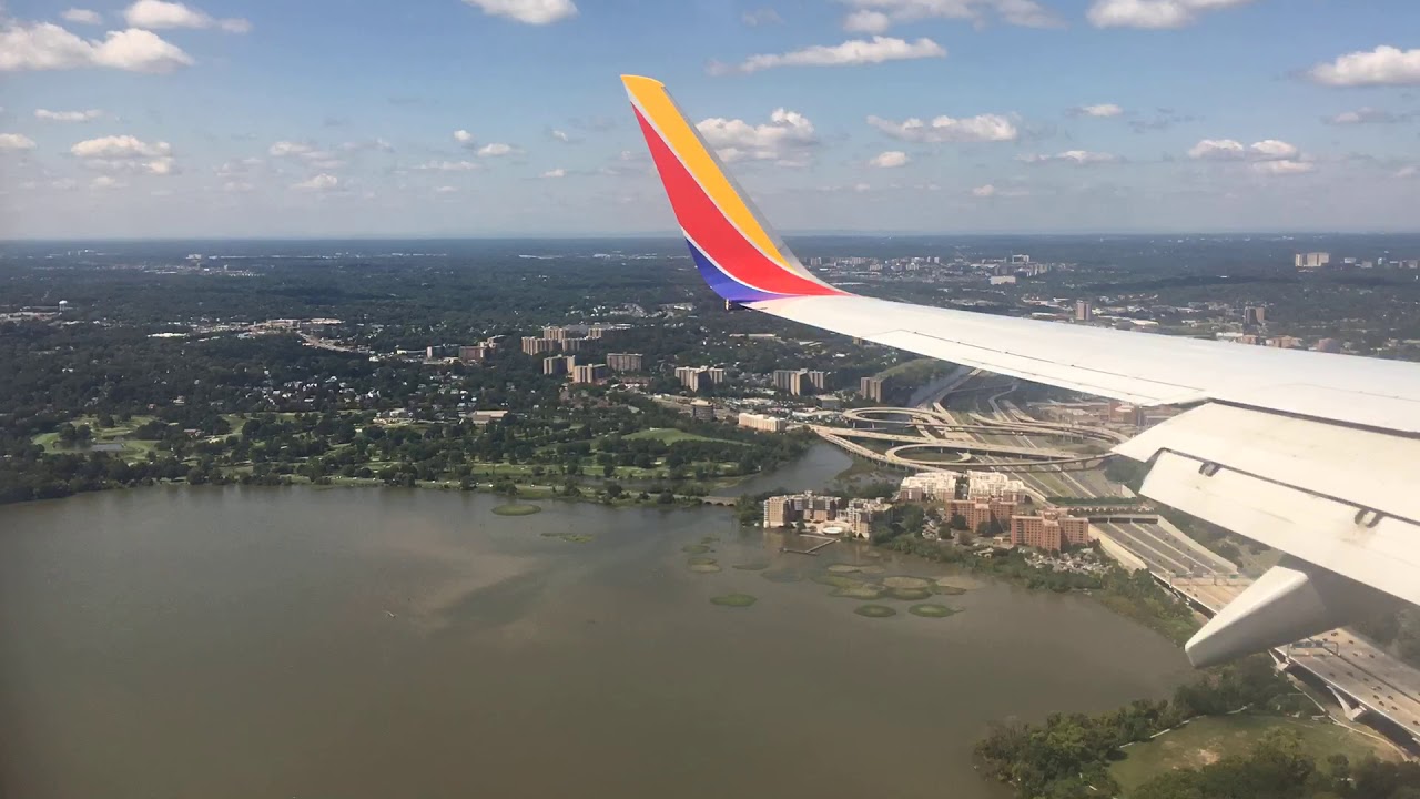 [Timelapse] Washington, DC KDCA Landing (MDW-DCA) - YouTube