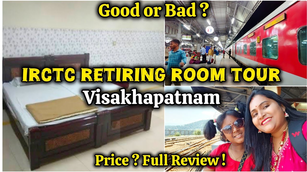 Visakhapatnam IRCTC Retiring Room Tour 😊 Konark Express Journey - YouTube