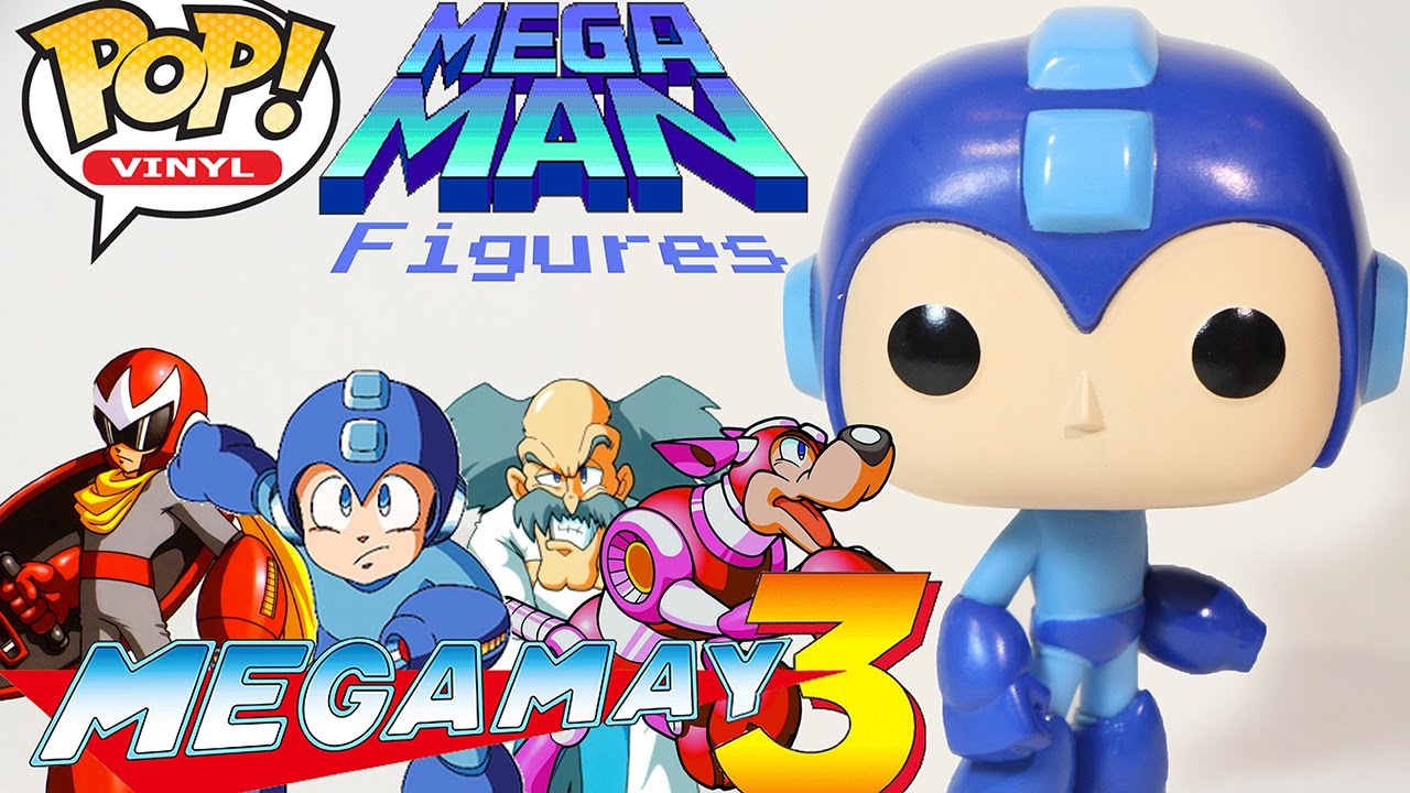 Mega May 3! Ep. 3 - Funko Pop Mega Man Vinyl Figures Video Review - YouTube