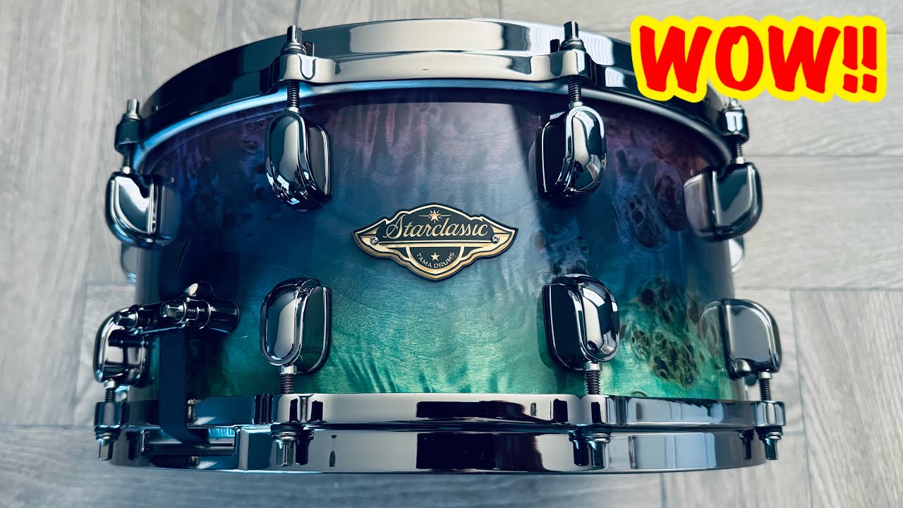Tama Nebula Mapa Burl Snare Madness!!!! - YouTube