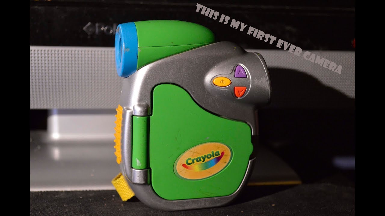 i found my first ever camera from my childhood showing my crayola ...