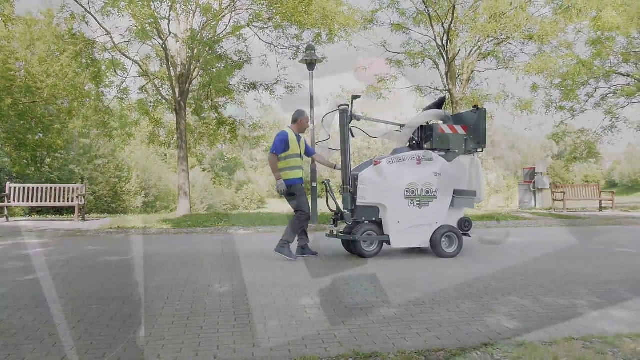 TSM Ariamatic 240, the first electric urban vacuum cleaner autonomous ...