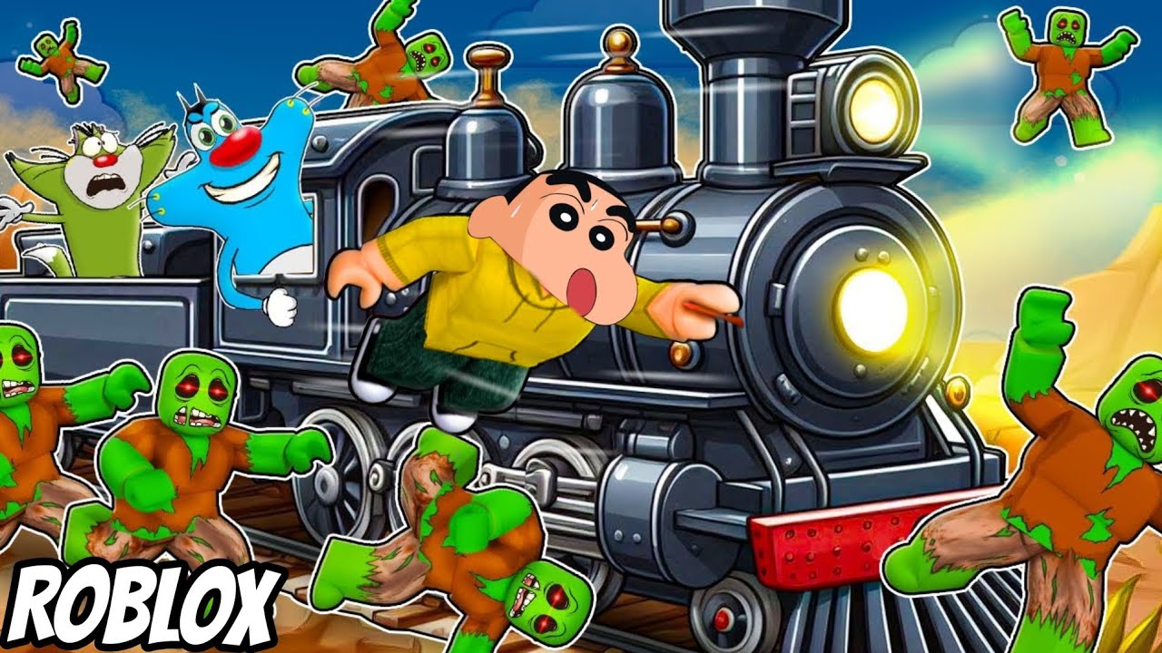 Can We Surviving THE ZOMBIE GANG In ROBLOX Dead Rails!- OGGY - YouTube