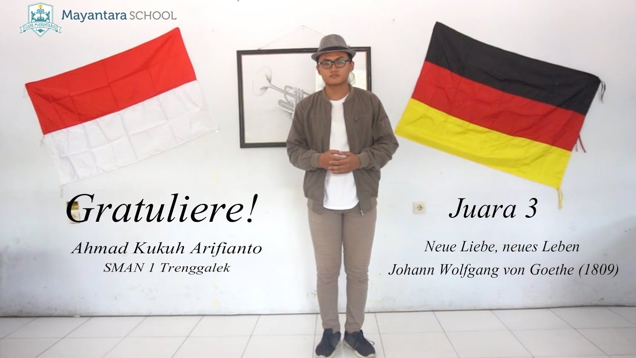 Puisi Bahasa Jerman: Neue Liebe,neues Leben -Johann W. Goethe (oleh ...