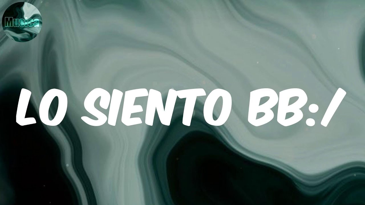Lo Siento BB:/ - Tainy (Lyrics/Letra) - YouTube