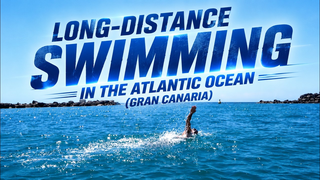 Long-distance swimming in the Atlantic Ocean (Gran Canaria) - YouTube