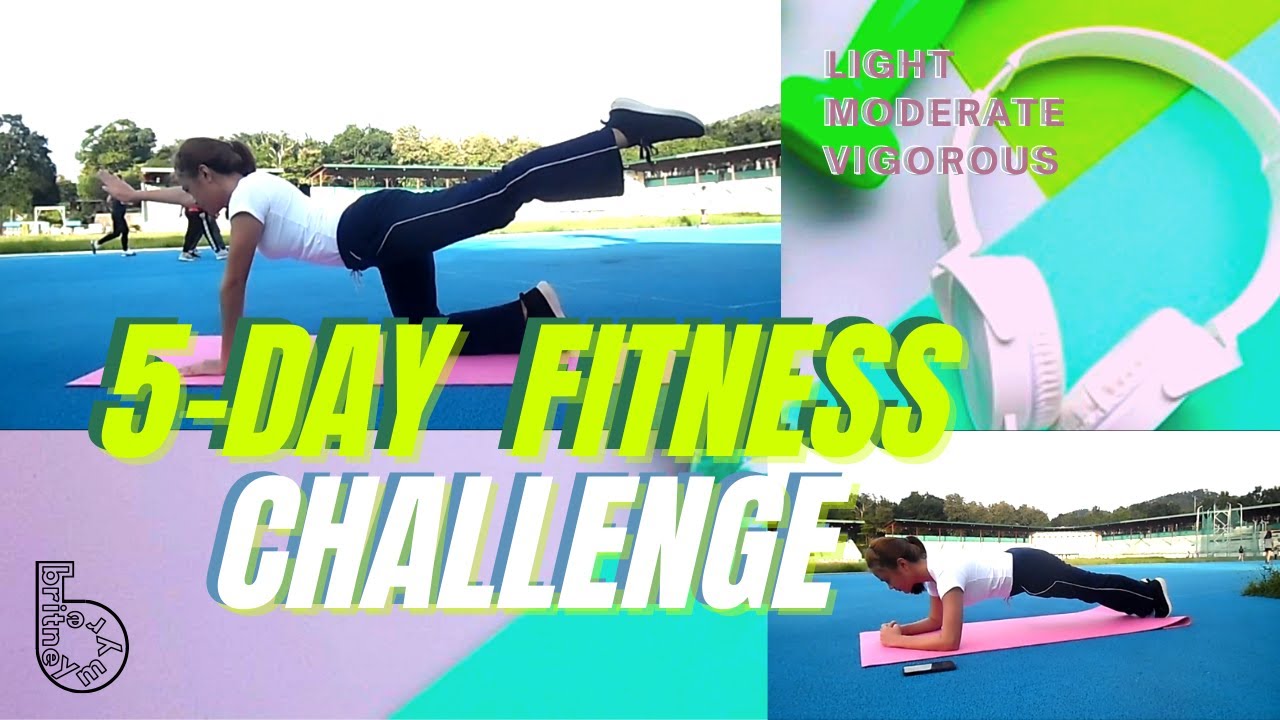 5 DAY FITNESS CHALLENGE - YouTube