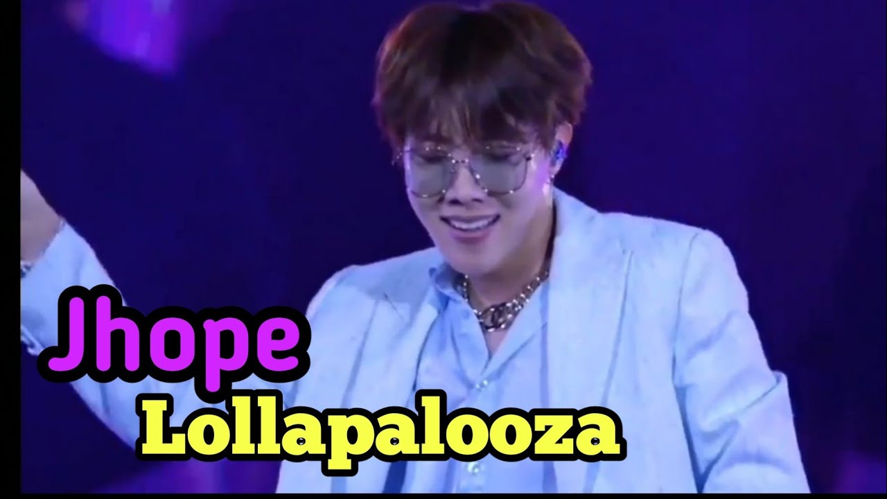 Hobi performance at the Lollapalooza 🔥 - YouTube
