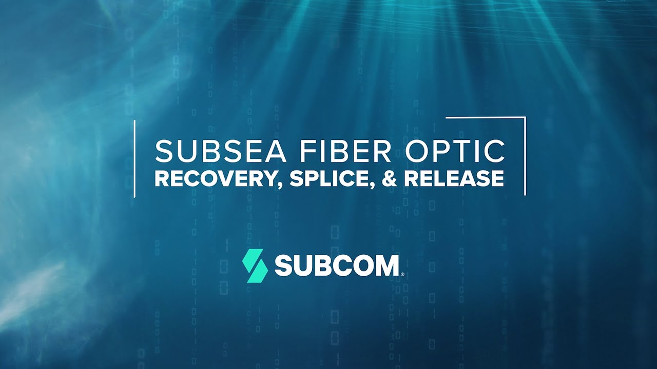 SubCom Subsea Fiber Optic Cable Recovery Splice Release Animation