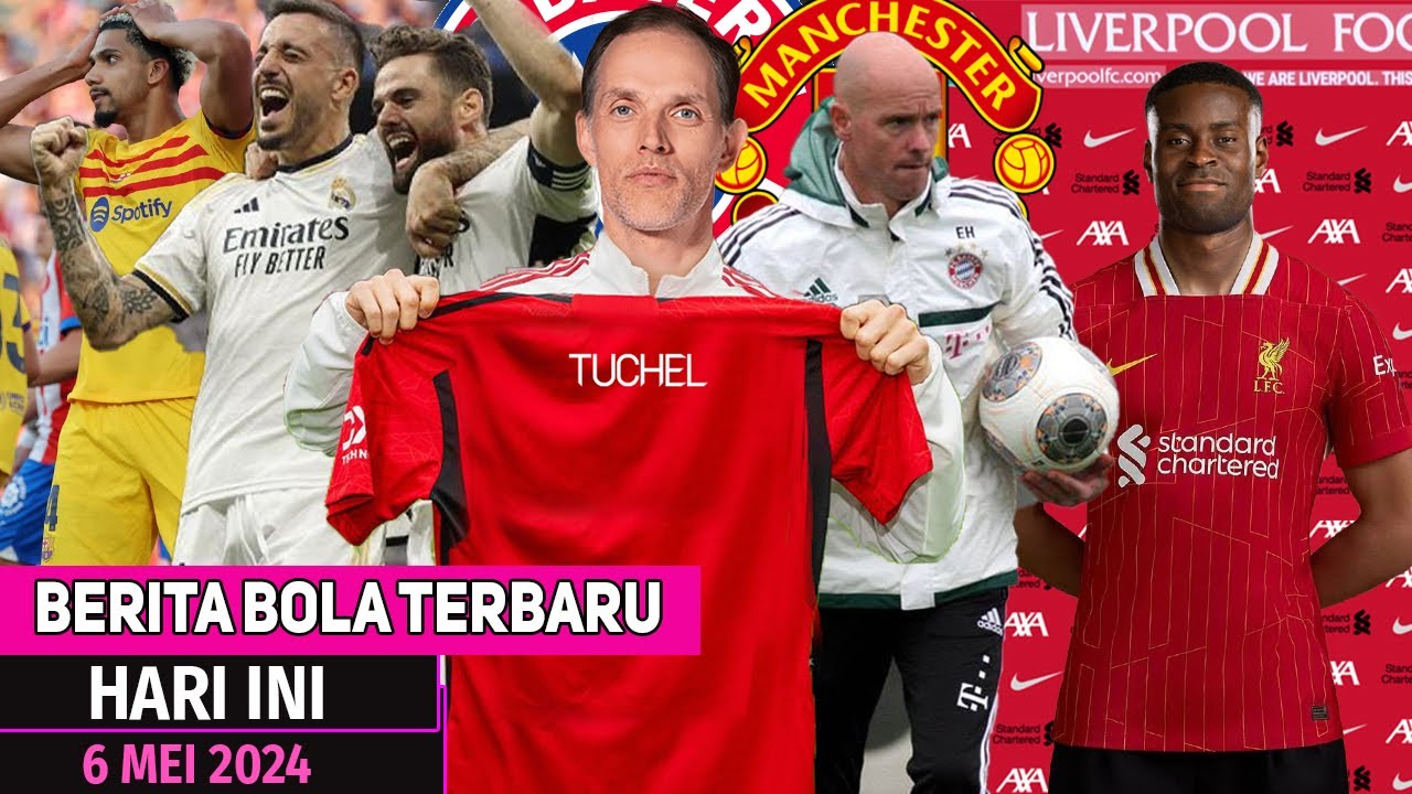 Barca Kalah, MADRID Juara🤣PLOT TWIST Tuchel Latih MU, Ten Hag Latih ...