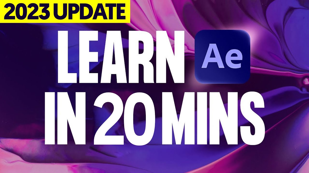 Learn Adobe After Effects 2023 | Quickstart Basics For Beginners In ...