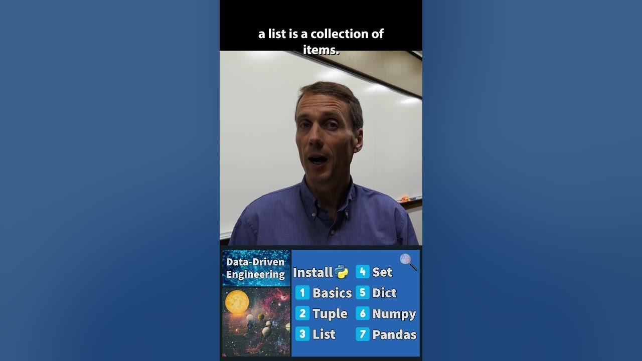 3️⃣ Python List In Data Driven Engineering Pythonprogramming Datascience Learnpython Science