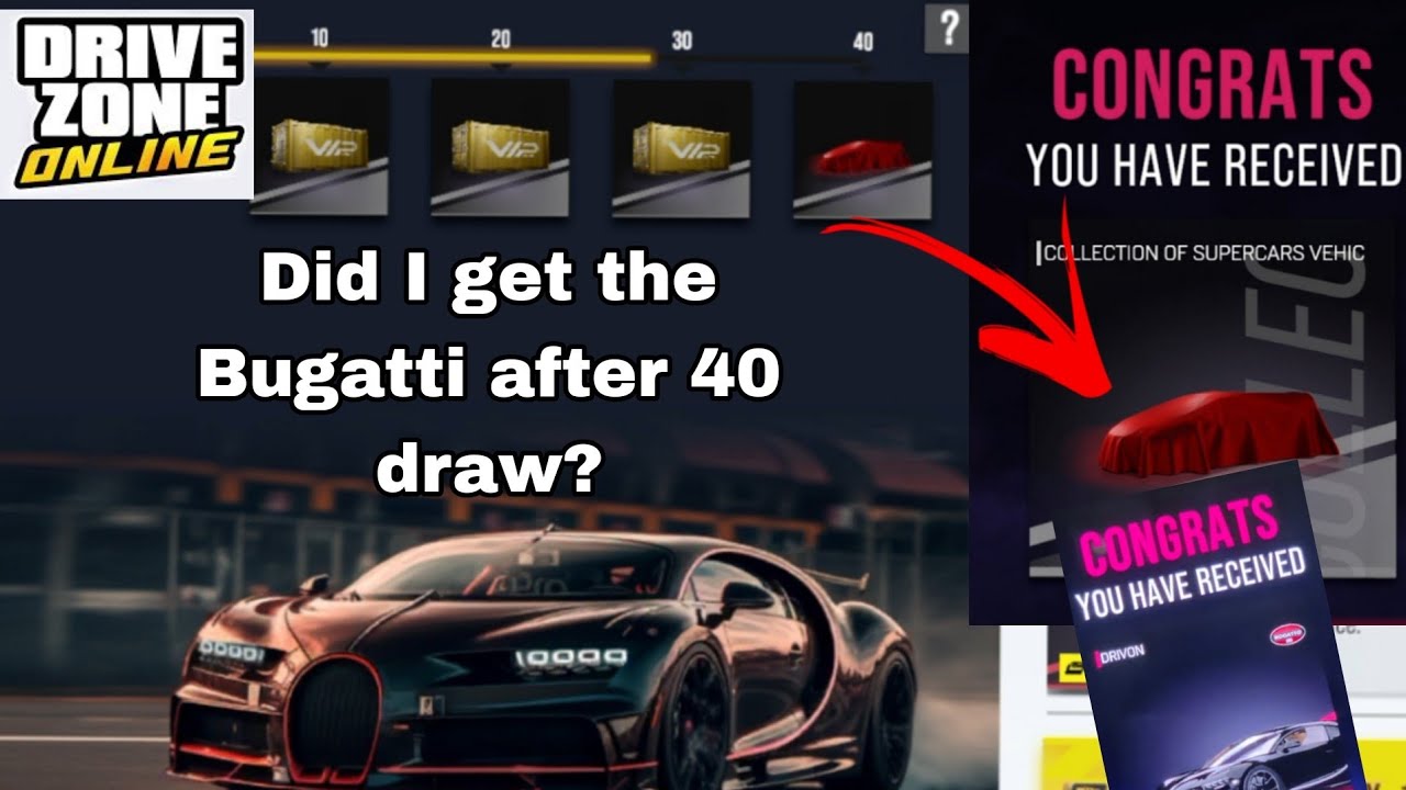 Opening 40 Bugatti (Drivon ) Crates in Drive Zone Online 😱/Did I get ...