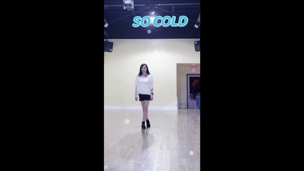 SO COLD Line Dance Practice ( A B 1/2B ) - YouTube