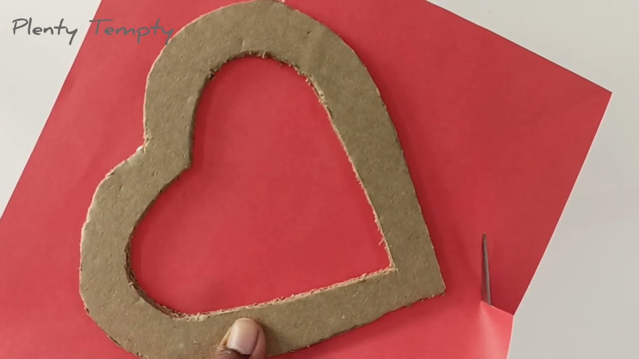 Heart Photo Frame Craft | DIY Picture Frame | Valentines Day Gifts for ...