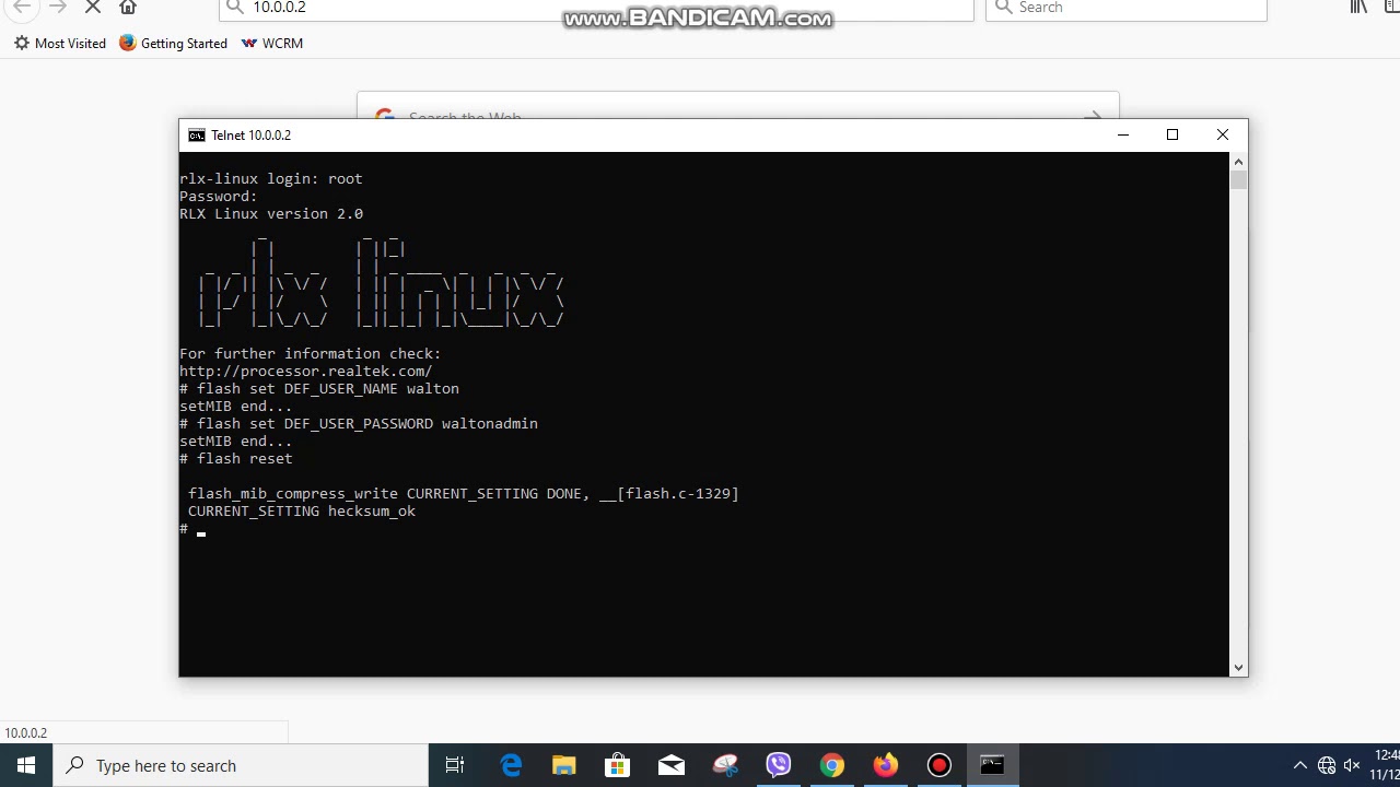 walton router admin password reset, - YouTube