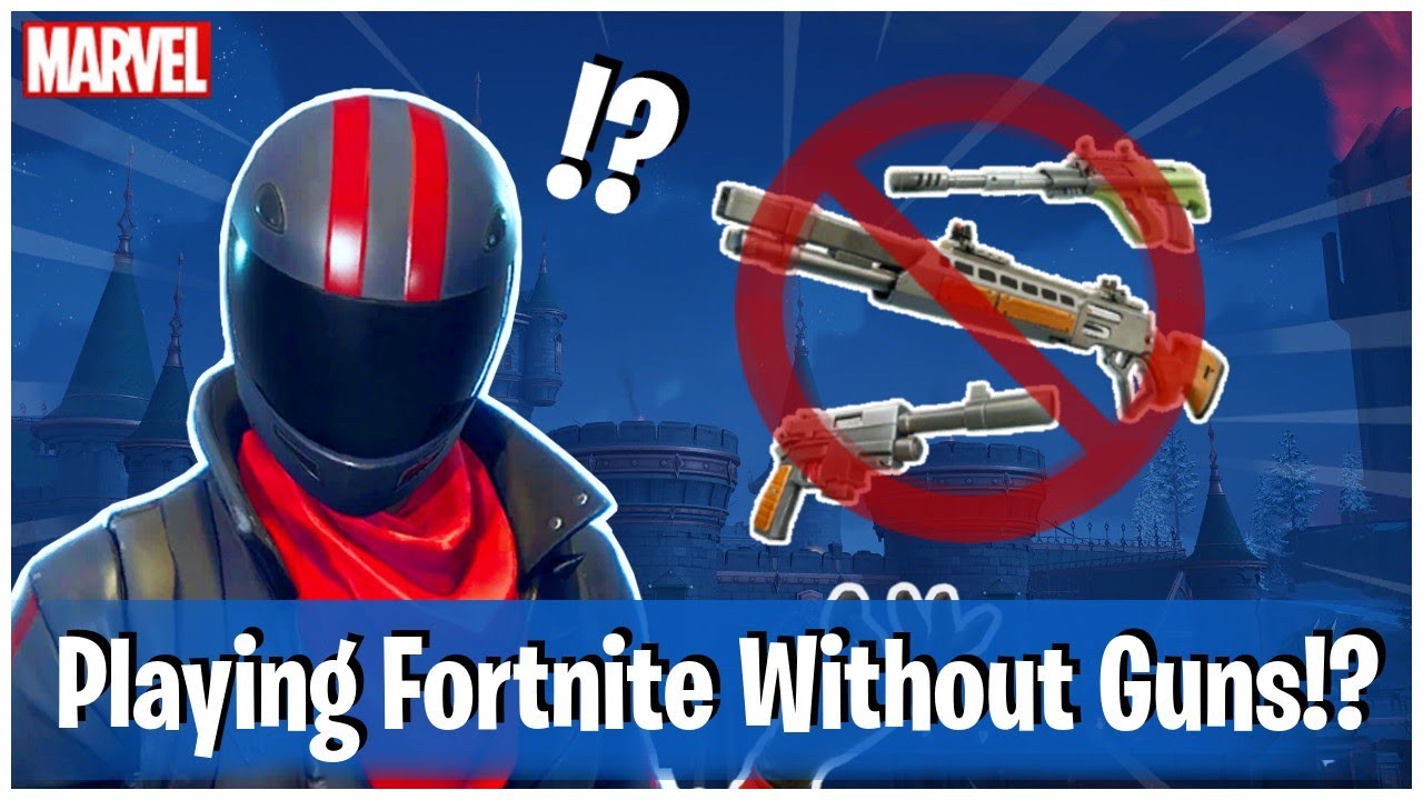 Playing Fortnite Without Guns!? - YouTube