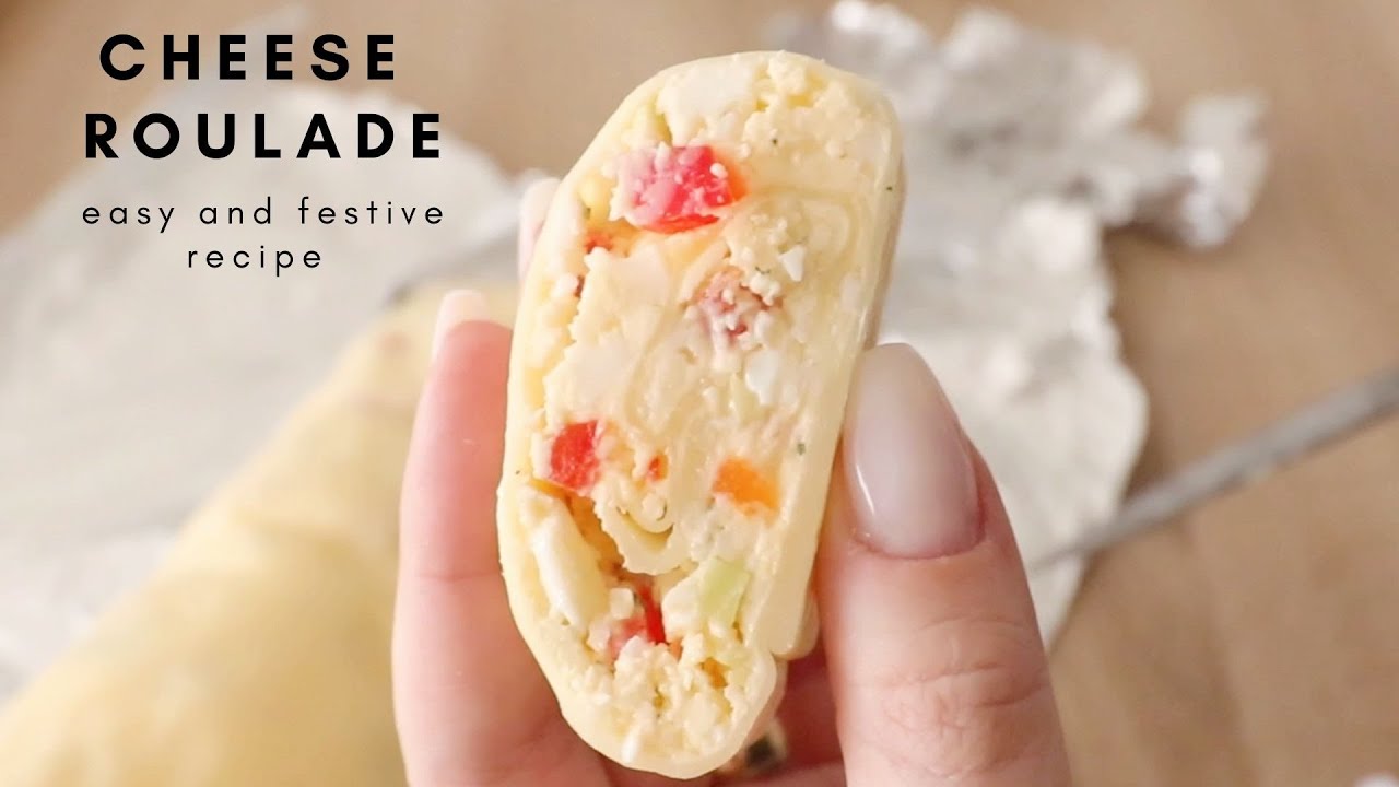 Cheese roulade. Easy and festive - YouTube