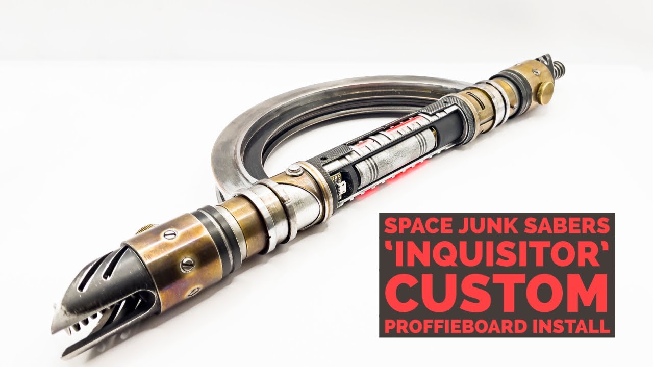 Space Junk Sabers ‘Inquisitor’ with a Proffieboard - YouTube