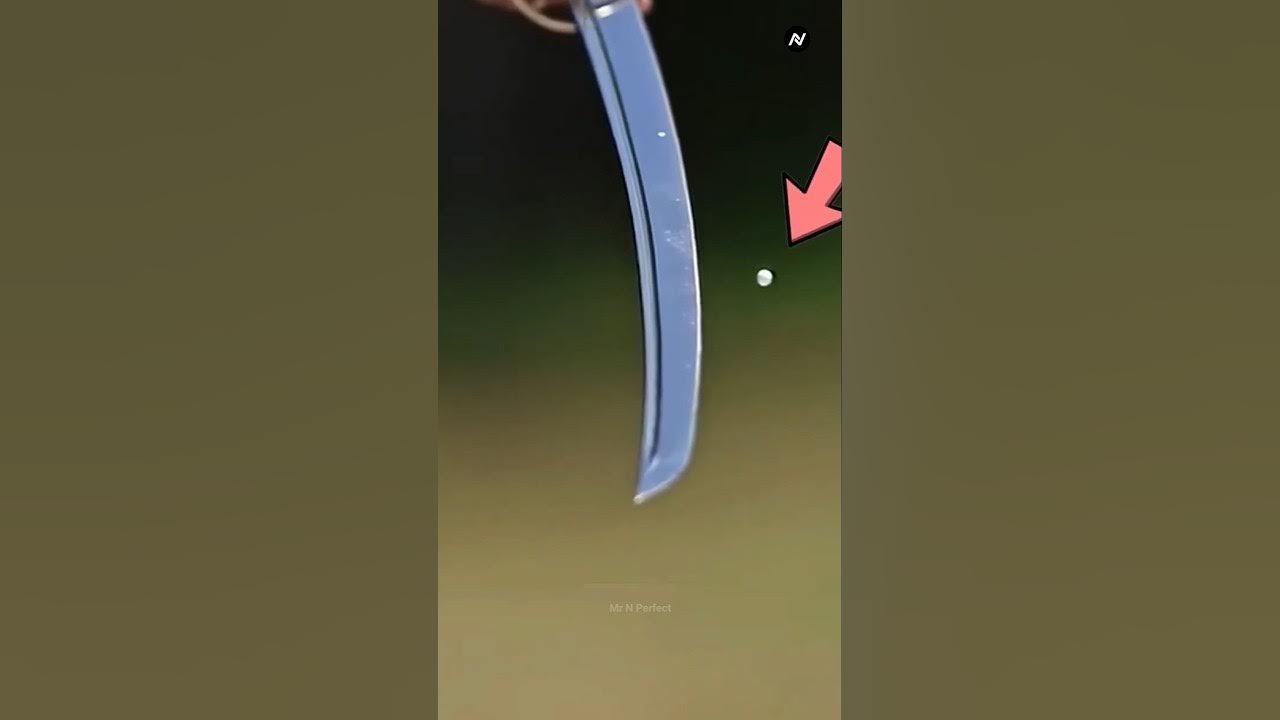 Can deflect bullets with a katana😨#shorts - YouTube