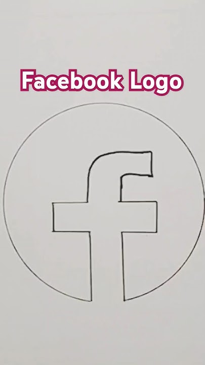 How to draw a facebook logo || easy drawing facebook logo art ...