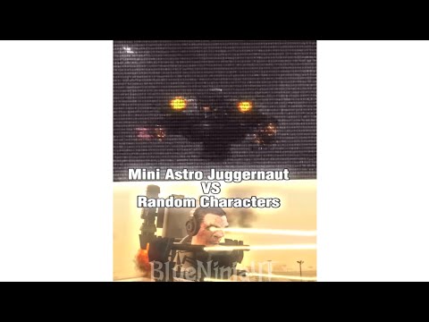 Mini Astro Juggernaut VS Random Characters - YouTube