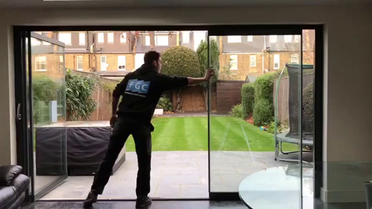 Frameless Glass Curtain Installation - UK - YouTube