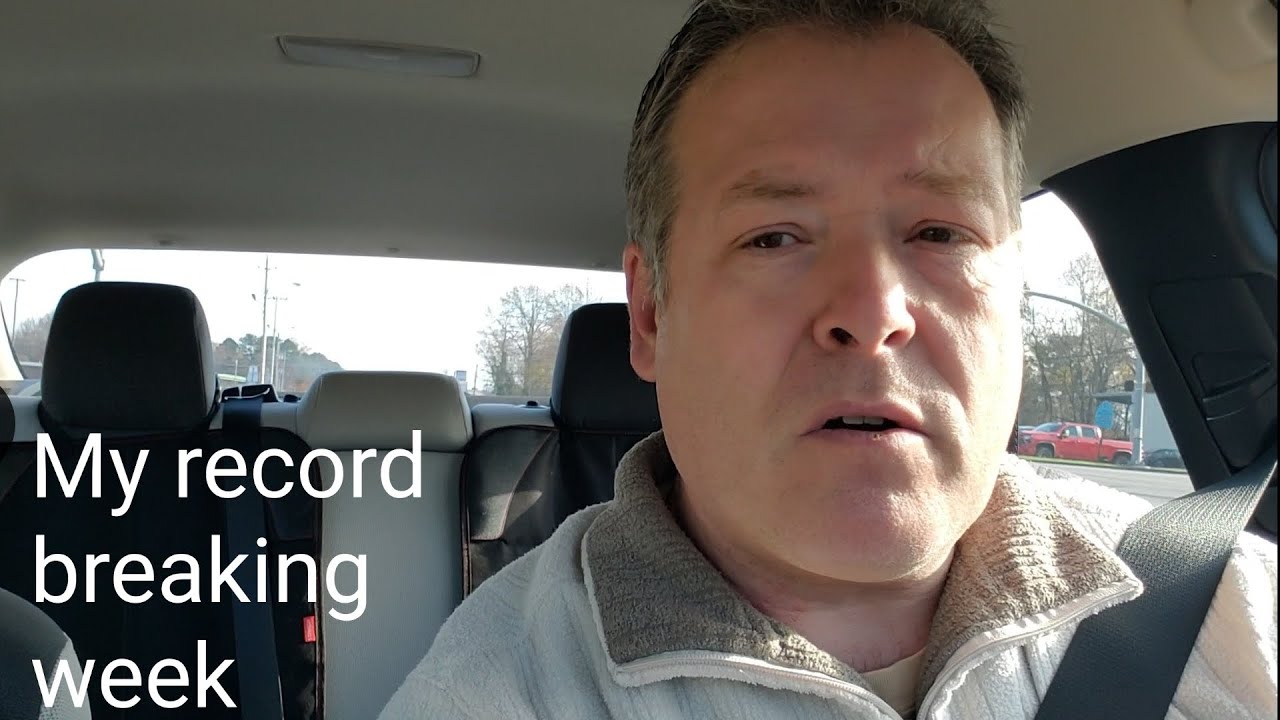 My record breaking week! #uber #lyft - YouTube