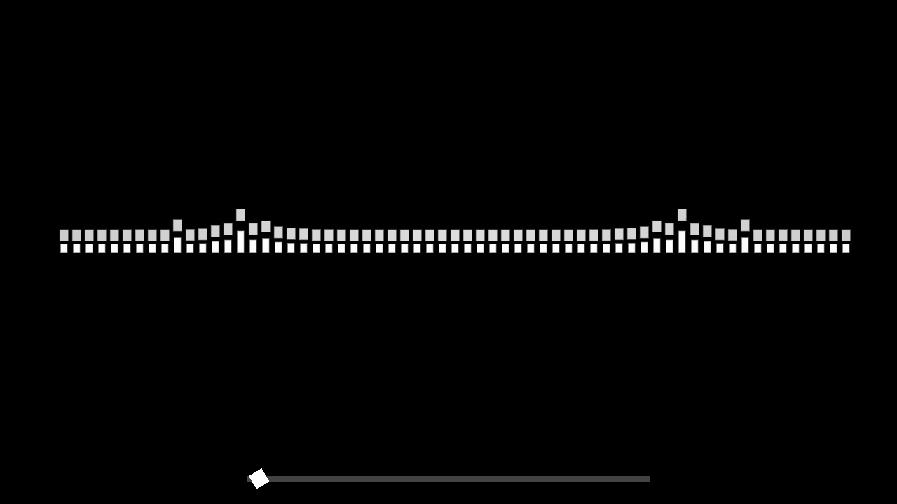 Audio Spectrum Double Bars White Overlays - YouTube