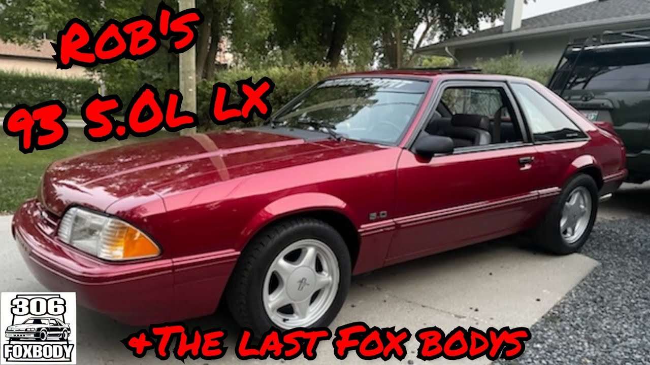 THE LAST FOXES! LATE BUILD 5.0L FOX! ROB'S SUPER CLEAN '93 5.0L LX ...