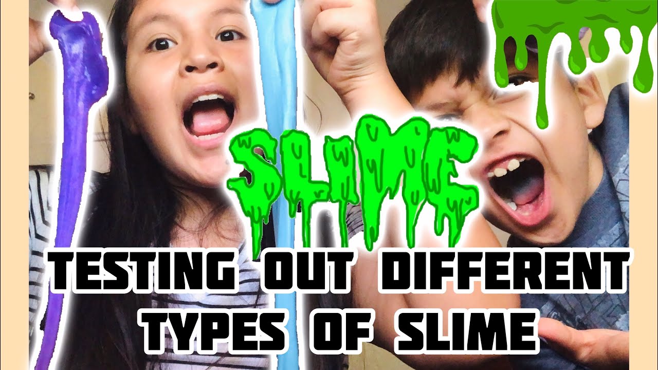 Testing out different types of slime | Ocean Team - YouTube