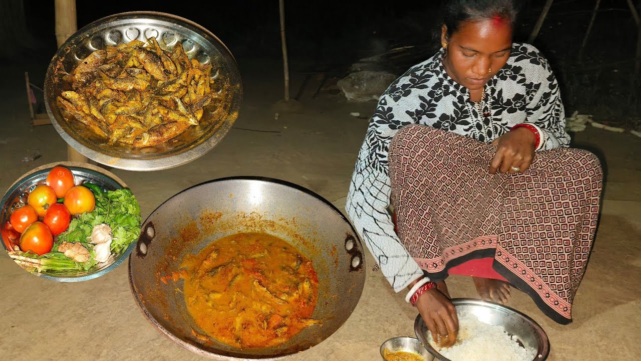 Village fish curry with rice recipe cooking //cooking for Village life ...