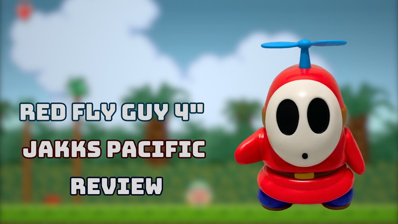 Jakks Pacific Shy Guy/Fly Guy Rojo 4" | Review - YouTube