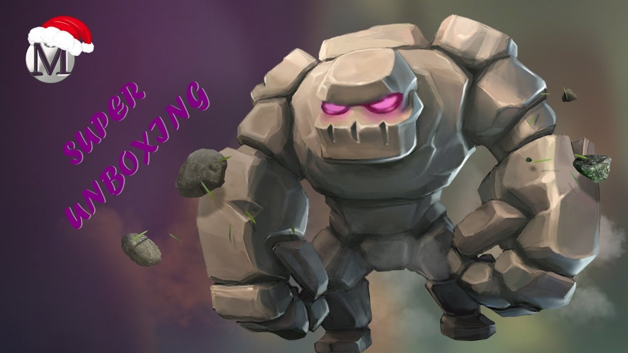 Unboxing GOLEM 🏆 Clash Royale 🏆 Clash of Clans 🏆 Action Figure - YouTube