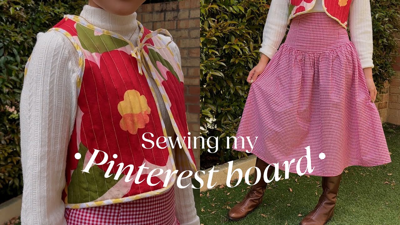 Sewing my Pinterest board — Spring Vacation Edition 🌿 - YouTube