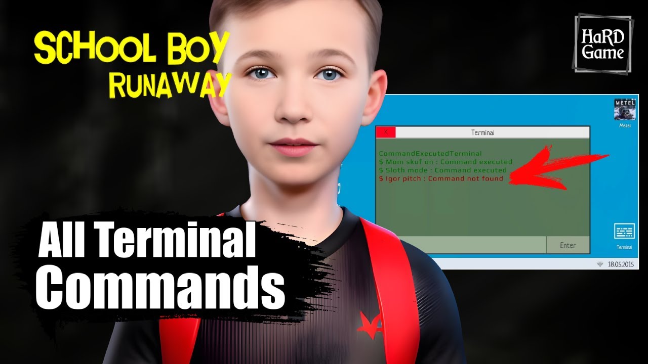Schoolboy Runaway All Terminal Commands - YouTube