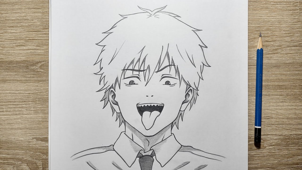 How to draw denji [ Chainsaw Man ] for beginners - easy step by step ...