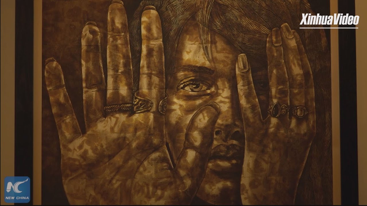Syrian painter expresses impact of war through art - YouTube