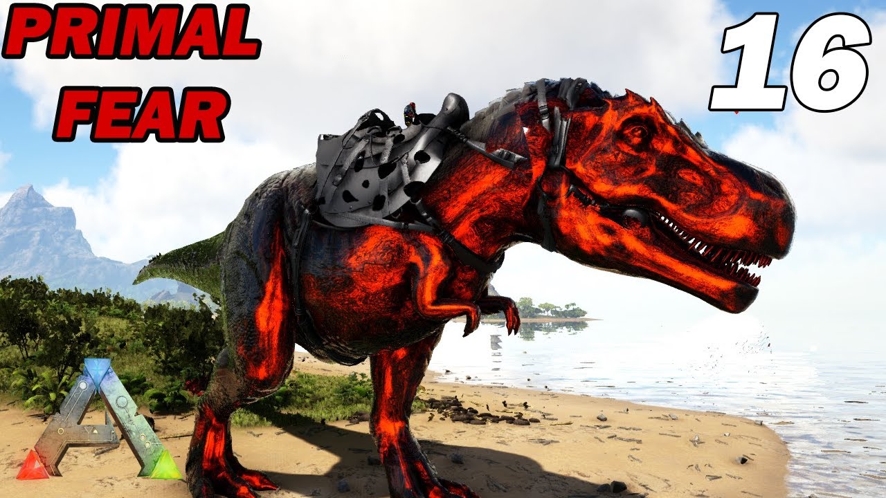 Je capture un REX CHAOS ! Ark PRIMAL FEAR 16 Saison 2 - YouTube