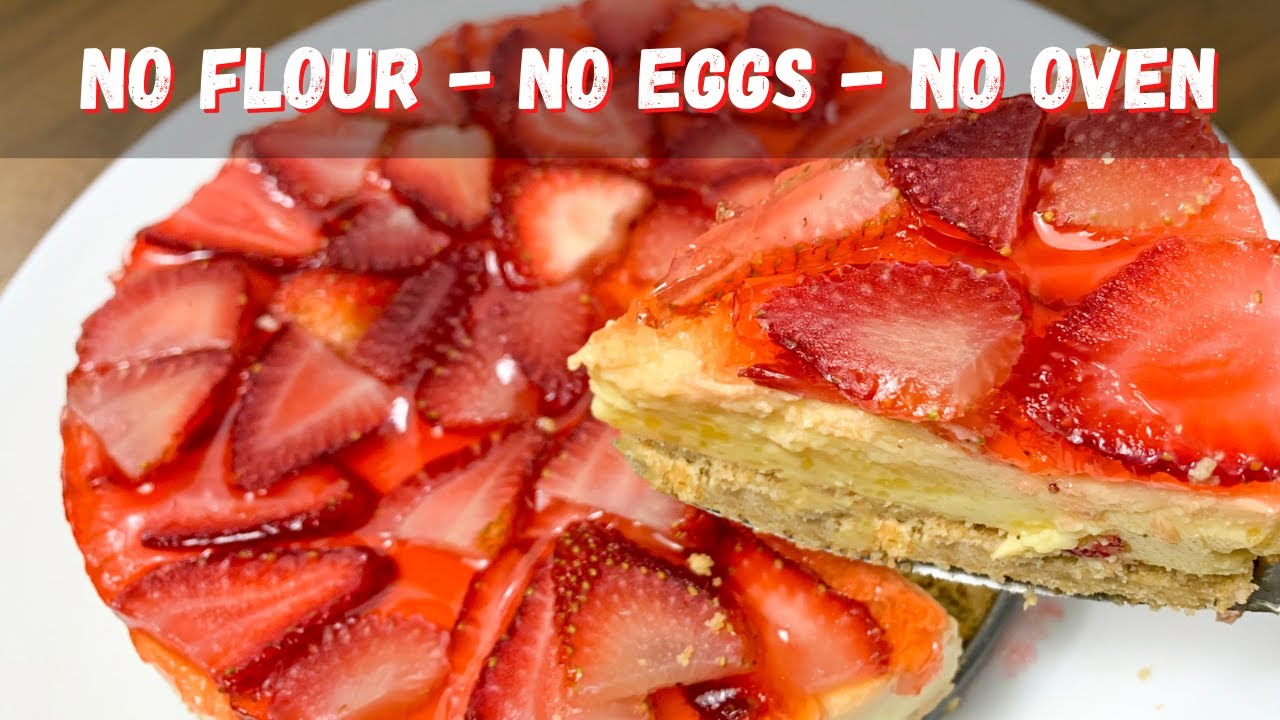 Want to amaze your family then try this Strawberry Cold Cake Recipe ...