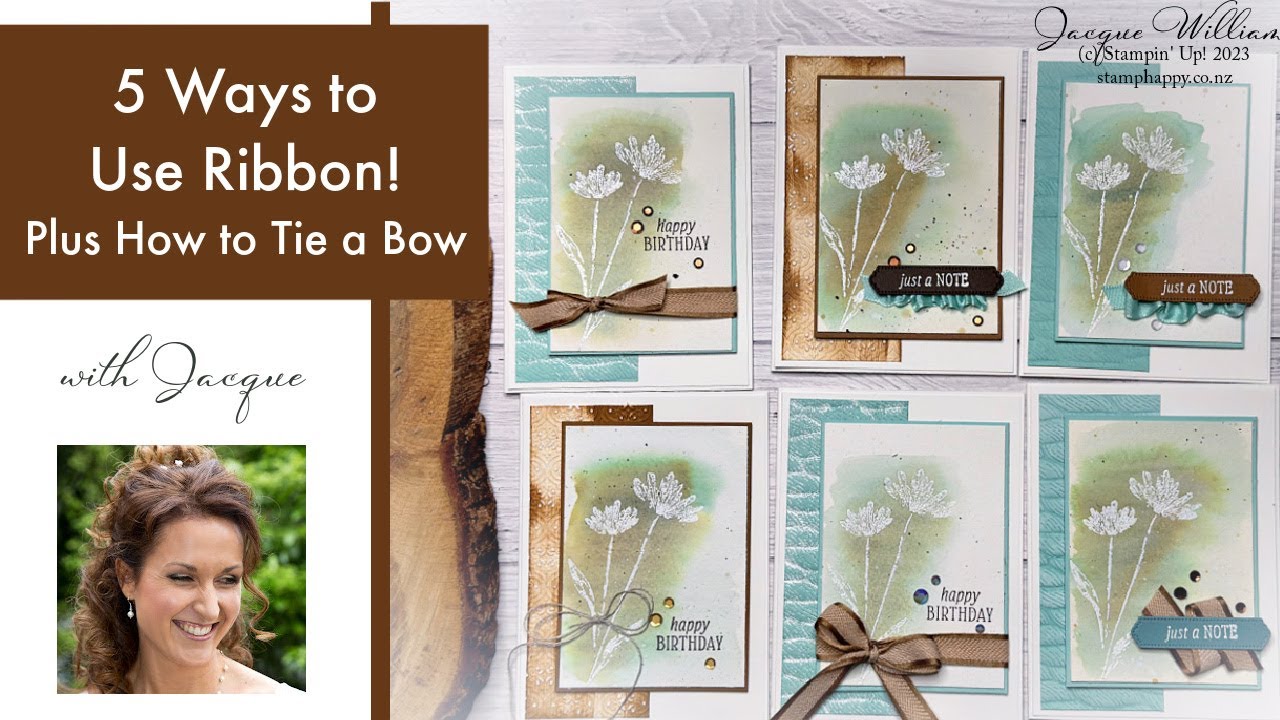 5 Ways to Use Ribbon! Plus How to Tie a Bow! - YouTube