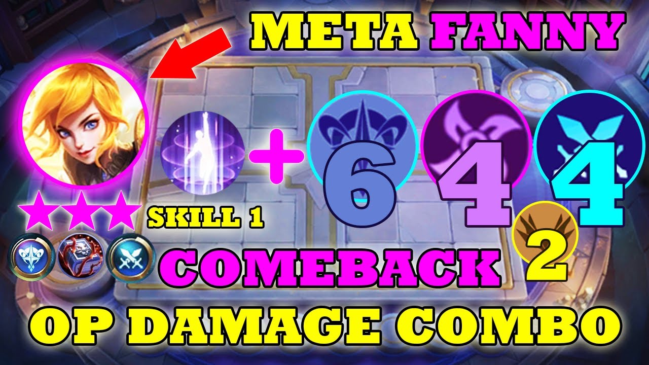 COMMANDER RYA SKILL 1-META FANNY EPIC COMEBACK OP DAMAGE COMBO | MAGIC ...