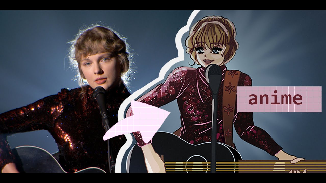 Drawing Taylor Swift as a anime girl ~ Speedpaint - YouTube
