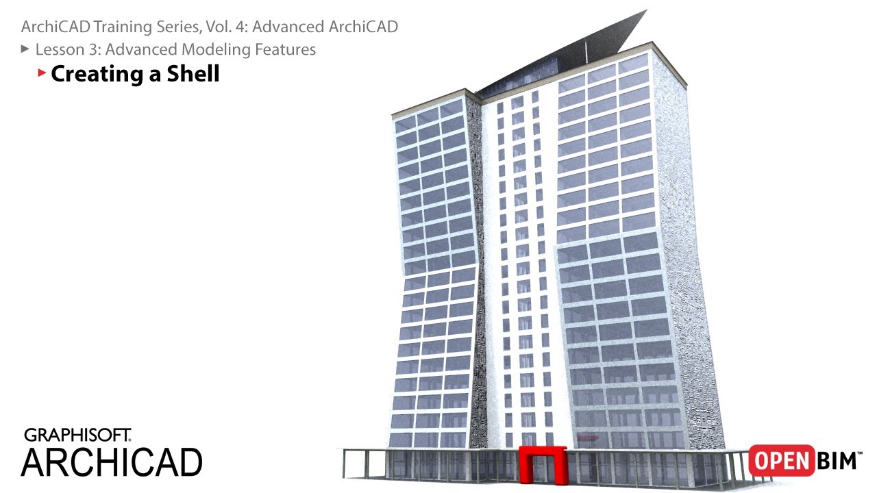 ArchiCAD Training Series Vol. 4: Creating a Shell - YouTube
