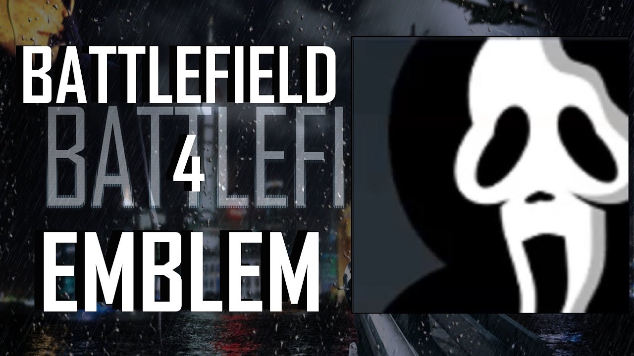 Battlefield 4 / BF4 : Scream Mask Emblem Tutorial - YouTube