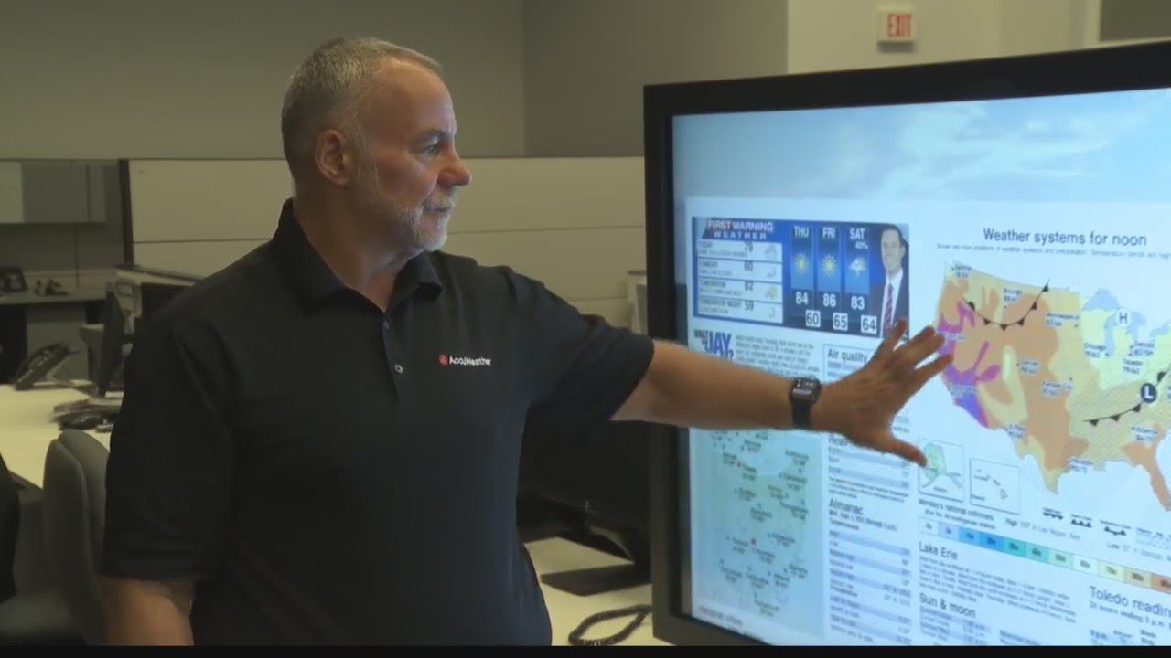 It's in his DNA: Penn State's DeVore announces weather too - YouTube