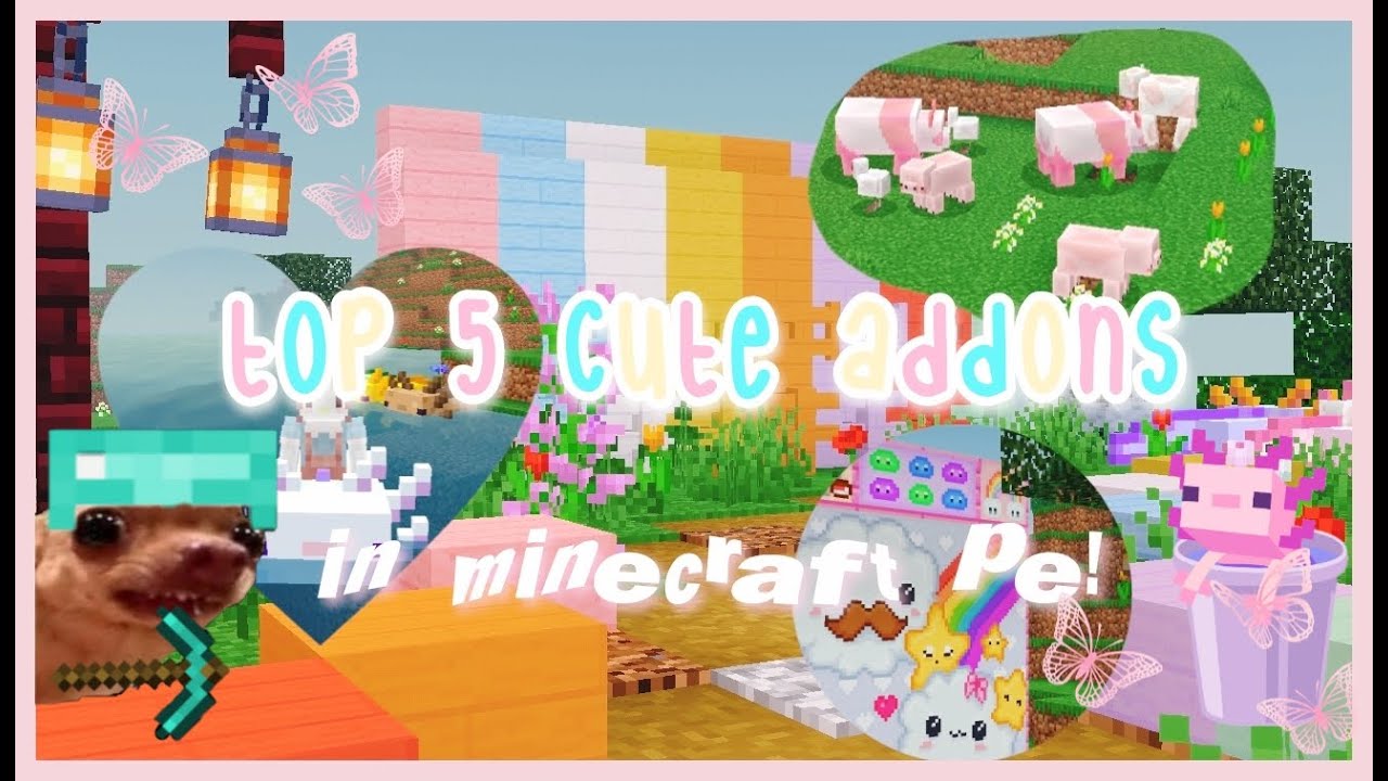 ♡゙ 5 cute addons & resource pack for minecraft pe ♡゙ | Laecharlotte ...