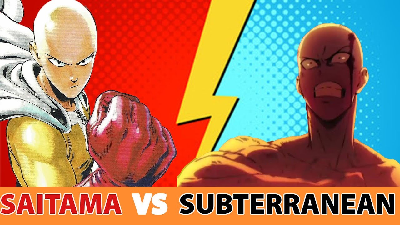Saitama VS Subterranean - SAITAMA IS BLEEDING (Saitama vs Every Hero ...