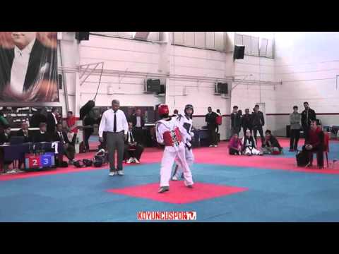 58kg Final Cihat Cakmak vs Huseyin Bezci (2016 Turkish Senyor Taekwondo Team Elections)