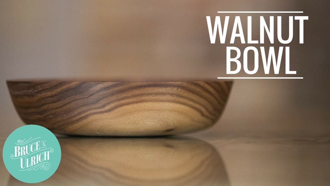 How to Make A Walnut Bowl - YouTube